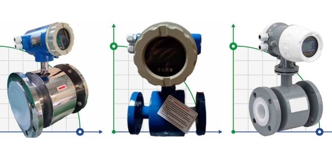 Flow measurement of acids and alkalis with electromagnetic flowmeters