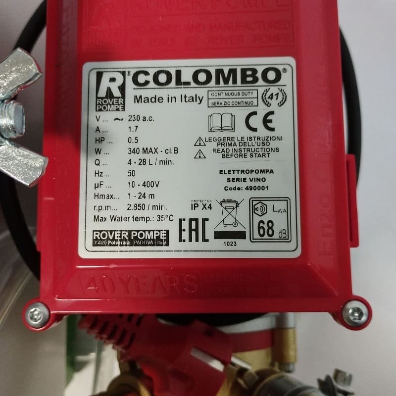 COLOMBO 12 frame filter press buy in BTS Engineering