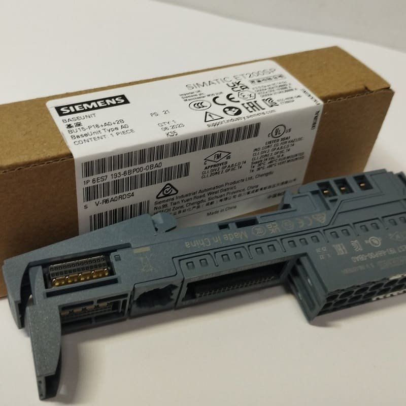 6ES7193-6BP00-0BA0, SIMATIC ET 200SP, Unidad base BU15-P16+A0+2B, BU ...