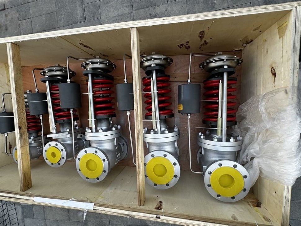 Pressure reducing valve DN50, WCB body, pressure inlet 5 bar outlet 3 ...