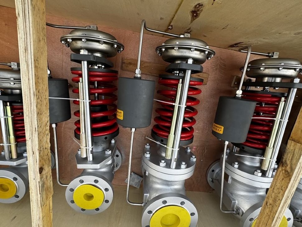 Pressure reducing valve DN50, WCB body, pressure inlet 5 bar outlet 3 ...