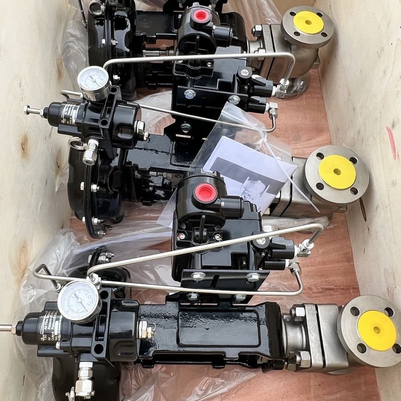 DN20 Pneumatically actuated control valve 10P11Y-DNx2016Z-L122C-C (CF8 ...