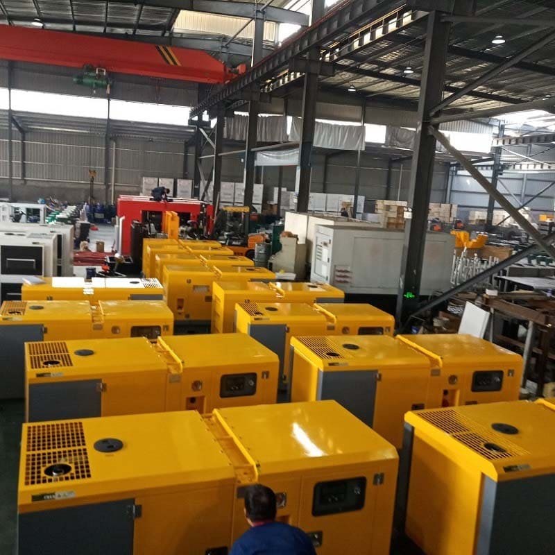 Промышленный дизельный генератор VLAIS KDE-125T с ATS, двигатель Ricardo 125kVA, 100kW, 380V ...