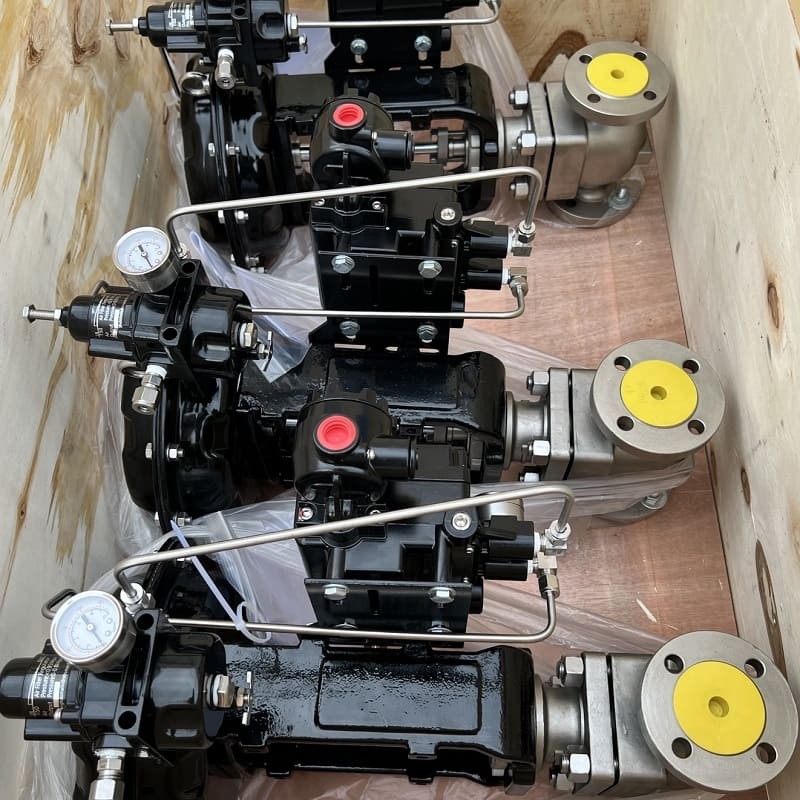 DN20 Pneumatically actuated control valve 10P11Y-DNx2016Z-L112C-C (CF8 ...