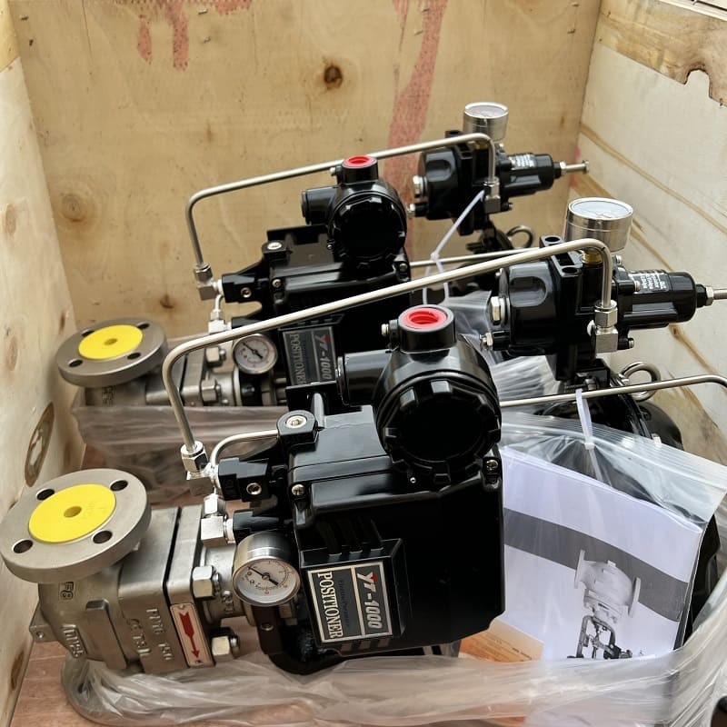 DN20 Pneumatically actuated control valve 10P11Y-DNx2016Z-L112C-C (CF8 ...